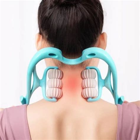 Hemico Trigger Point Roller Massager Manual Neck Massager Trigger