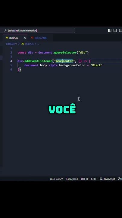 Add Event Listener Programação Python Desenvolvedor Programação Javascript Codingbr