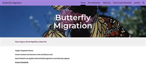 Butterfly Migration Fun Edtech Methods