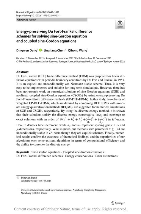 Energy Preserving Du Fort Frankel Difference Schemes For Solving Sine Gordon Equation And