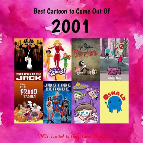 2001 Tv Shows Cartoons 60 Photos Moonagedaydream Film