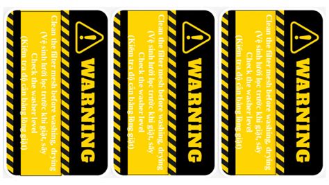 Warning Label Pdf