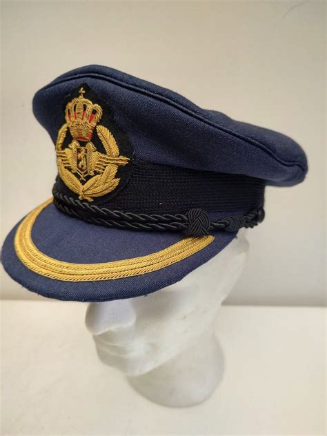 Belgium Air Force Military Helmet Lot Of Belgian Air Force Kepies