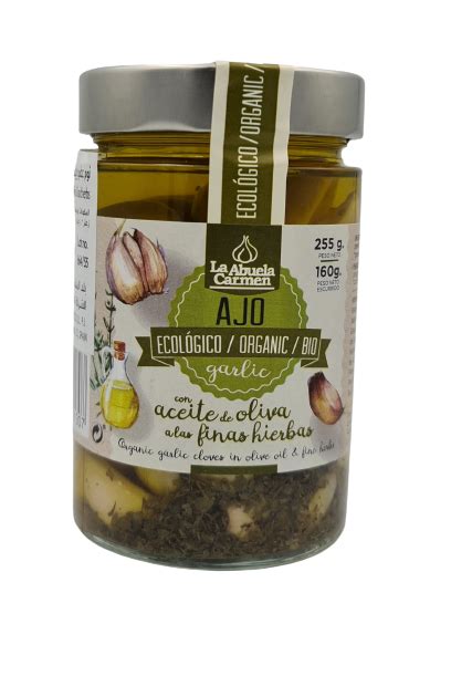 أبازير ثوم عضوي زيت زيتون والأعشاب 160 جرام