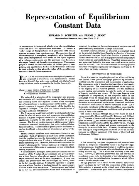 Scheibel 1945 Pdf Physical Quantities Chemistry