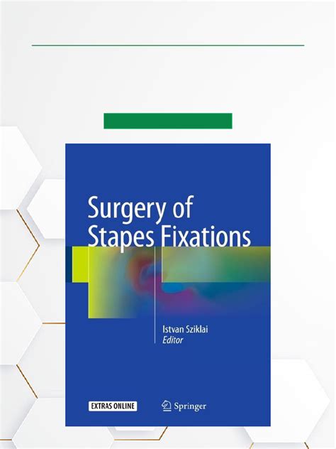 Surgery Of Stapes Fixations Isbn 3319285742 9783319285740 Digital