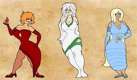 Elemental Queens From Robin Raid By Captain Freeman On Newgrounds