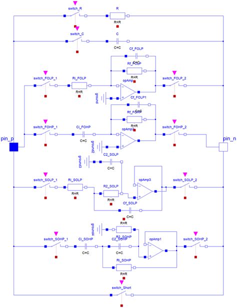 Universal Component Including Low High First Second Order Opamp Based