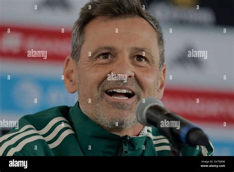 Mexiko Stadt Mexico 10th Feb 2023 Argentine Diego Cocca Speaks At A Press Conference Where