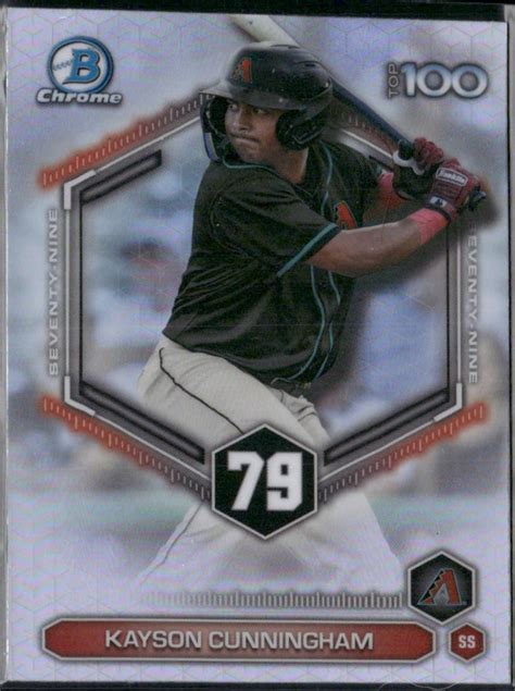 Kayson Cunningham Btp 79 Prices 2026 Bowman Scouts Top 100