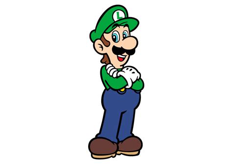 Luigi Free Vector Superawesomevectors