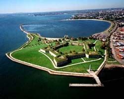 Fort Independence On Castle Island Boston Harbor Clio