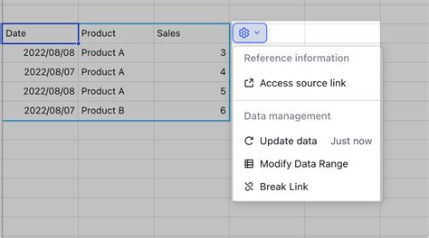 Use Data Reference In Sheets