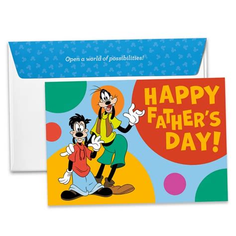 Goofy And Max Happy Fathers Day Disney T Card Is Now Out Dis