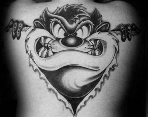 40 Tatuajes Del Diablo Demonio De Tasmania Y El Significado