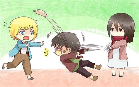 Eren Jaeger Attack On Titan Anime Chibi With Images