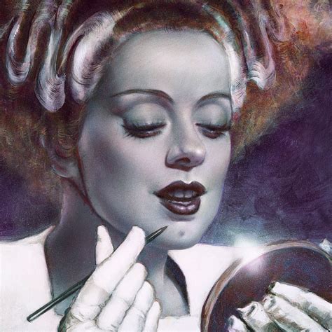 Elsa Lanchester Queen Of Horror Fine Art Print By Olivia De Berardinis Sideshow Collectibles