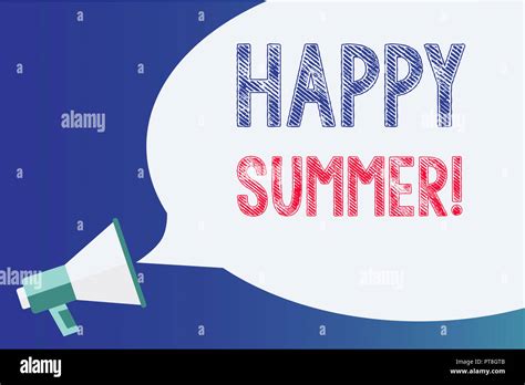 Text Sign Showing Happy Summer Conceptual Photo Beaches Sunshine