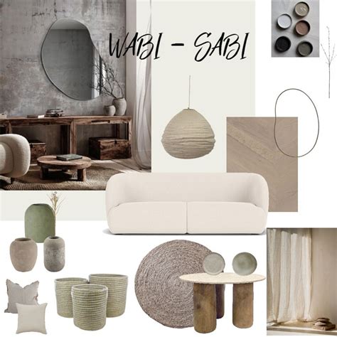 Wabi Sabi Assignment Three Final Interior Design Mood Board By Yumna Interior Design Mood