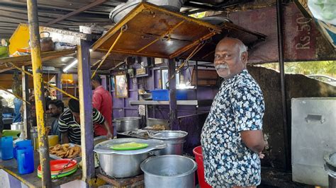 Delicious South Breakfast Idli Vada And Mini Dosa Chennai Street Food