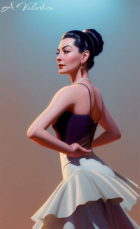 Celebs As Others Series Ava Gardner Ballerina By Ladyvalsart1983 On