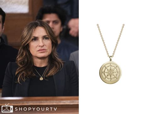 Law And Order Svu Season 25 Episode 10 Olivias Gold Compass Pendant