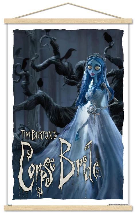 Tim Burtons The Corpse Bride Bride Wall Poster With Magnetic Frame 22 375 X 34
