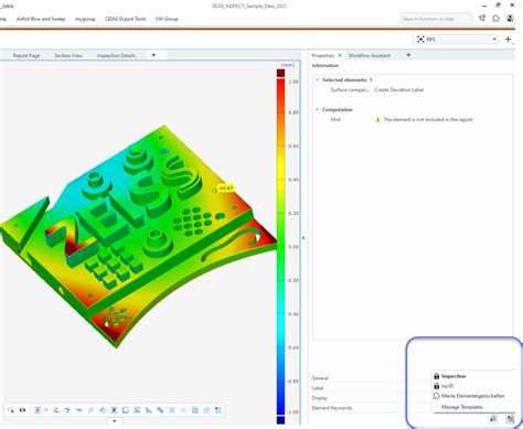 Deviation Label Value Displaying While Hovering With The Ctrl On