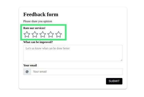 How To Create A Feedback Form Nerdy Form