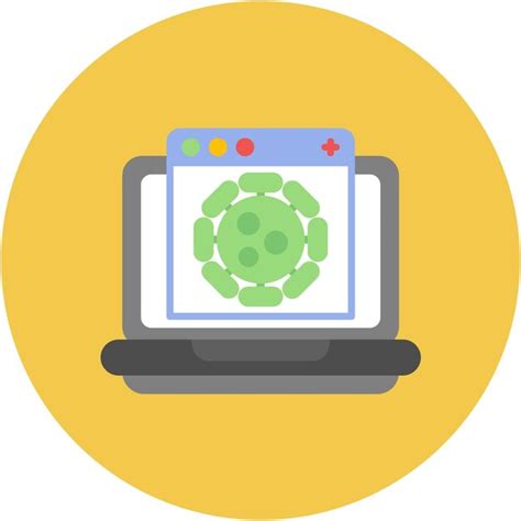 Premium Vector Virus Detection Vector Illustration Style