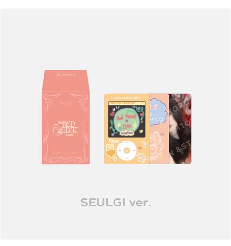 Lucky Card Set Red Velvet 11th Anniversary Md 19th Sep 2025
