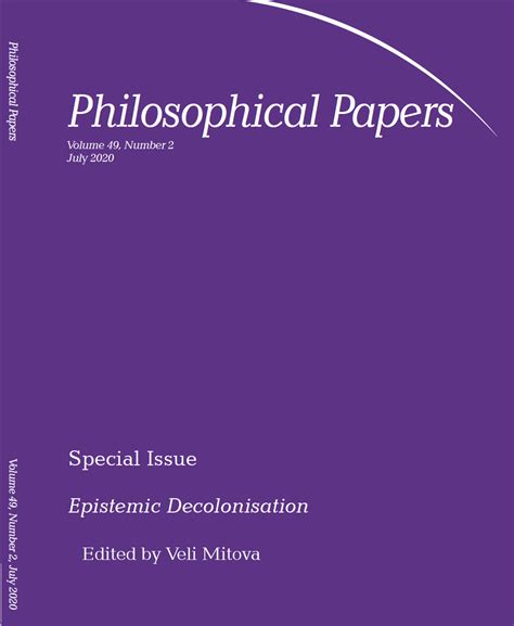 Epistemic Decolonisation