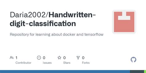 Github Daria2002handwritten Digit Classification Repository For Learning About Docker And