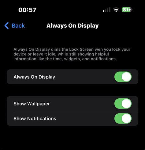 Typo On The Always On Display Settings Page R Iphone