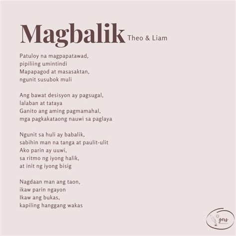 Pin By Hannah Hannah On Au In 2024 Tagalog Love Quotes Old Poetry