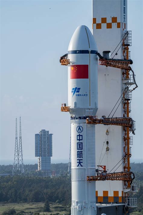Tianzhou 7 Cargo Spaceship Moved To Launch Tower