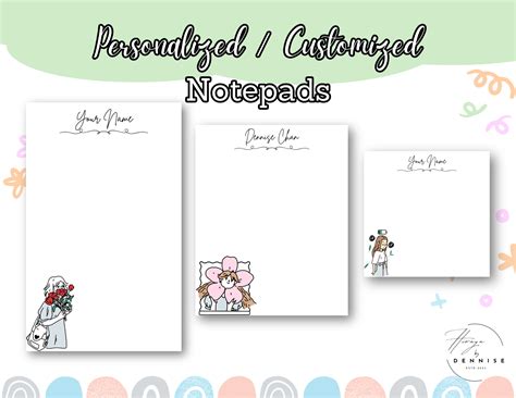 Personalized Notepads Custom Notepads Notepads Personalized And