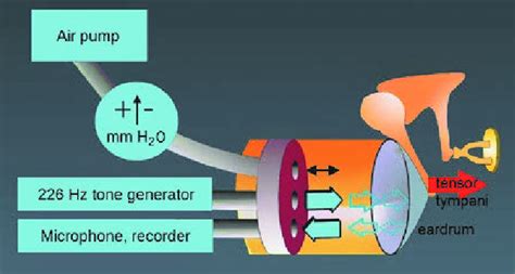 The Elements Of Tympanometry The Impedance Of The Eardrum Is Sensed By Download Scientific