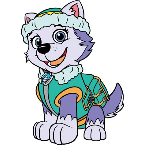 Everest Paw Patrol Svg Paw Patrol Clipart Cartoon Paw Svg Do Inspire Uplift
