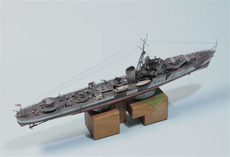 J Class Destroyer Royal Navy 1942 Flyhawk 1700 Scale Ready For