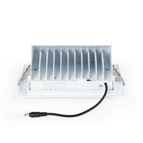 Downlight Led Rectangular Orientable Cct 60w Blanco 100° Driver Lifud