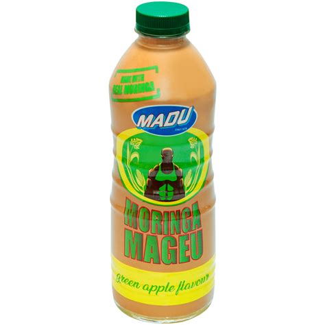 Madu Green Apple Flavour Moringa Mageu 1l Mageu Dairy Drinks