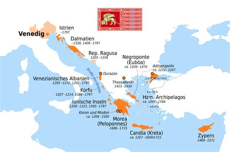 Republic Of Venice Republic Of Venice Venice Map Map