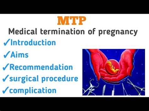 Mtp Medical Termination Of Pregnancy Easy Notes 📗 Youtube