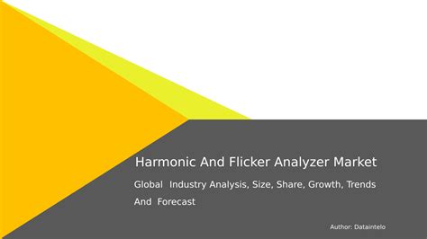 Harmonic And Flicker Analyzer Market Report Global Forecast From 2025