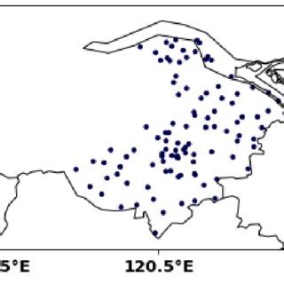 Distribution Of Suzhou Automatic Meteorological Station Download
