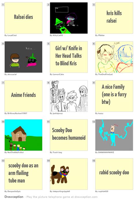 Ralsei Dies Drawception