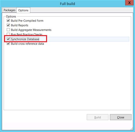 Database Synchronization Trick For Ax 7 Axforce