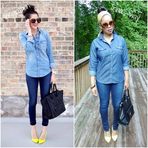 Style Me Friday Canadian Tuxedo Denim On Denim Hey Trina