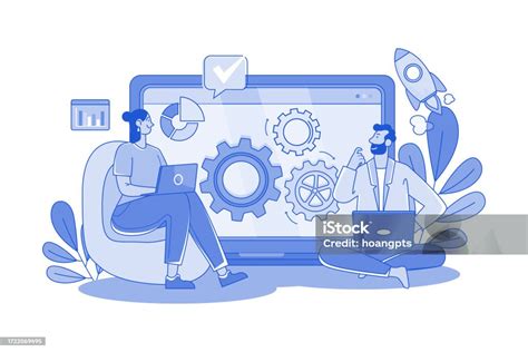Usability Testing Illustration Concept On White Background Stock